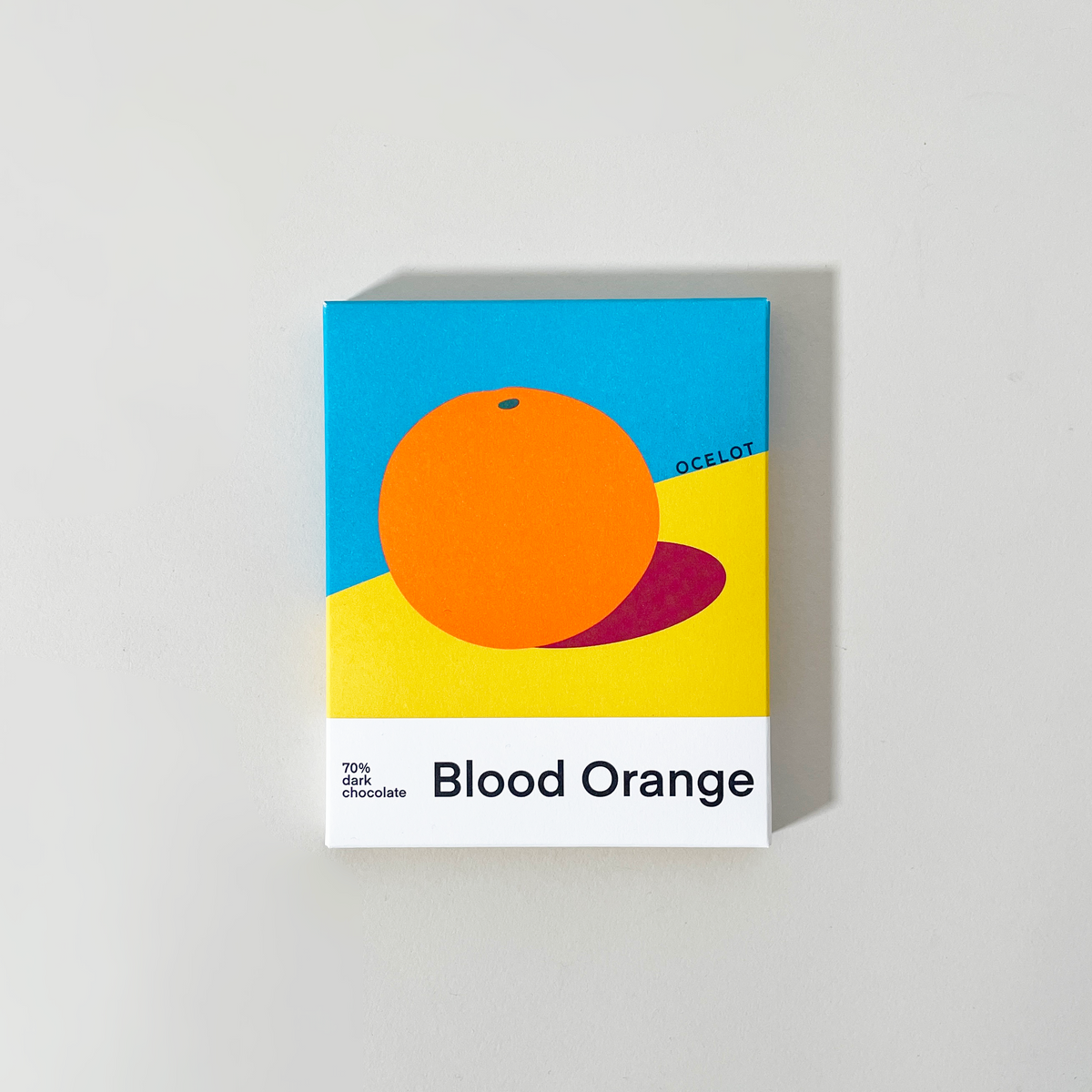 OCELOT Blood Orange Dark Chocolate Bar, 70g – R&D Goods